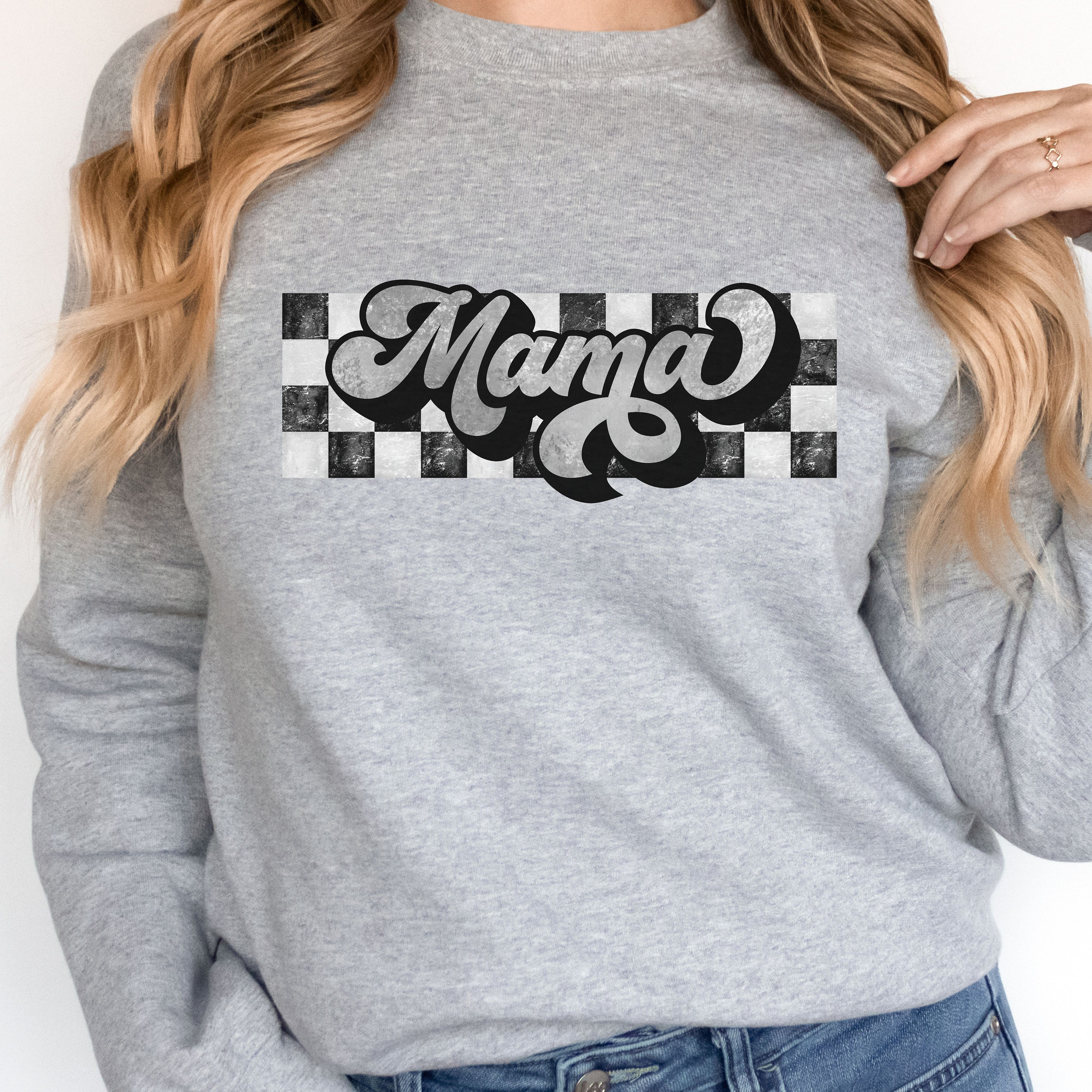 Mama Retro Png, Checkered Mama Png, Sublimation Design Download, Mother ...