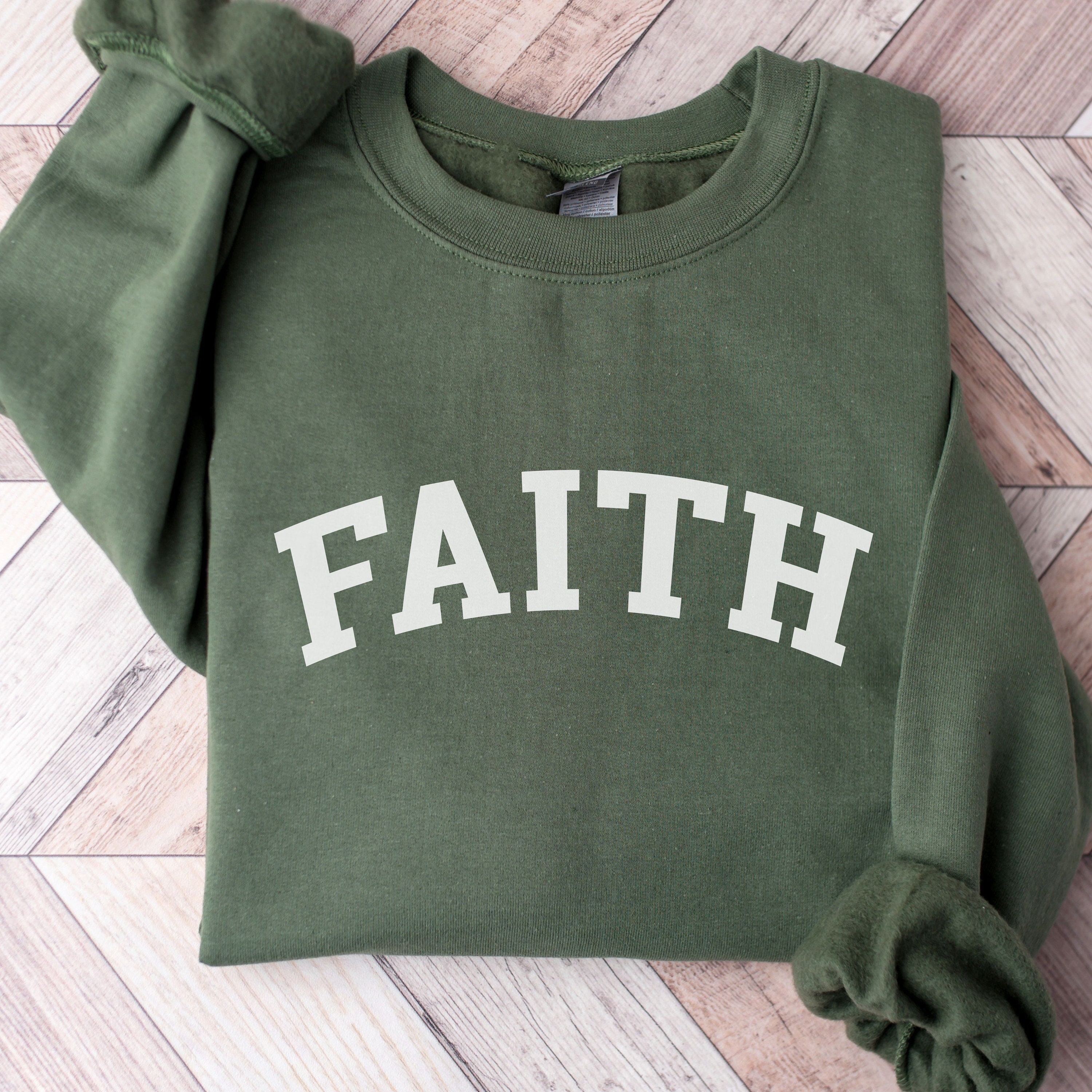 Faith Svg and Png Bundle, Arched Christian Words Bundle, Varsity Font ...