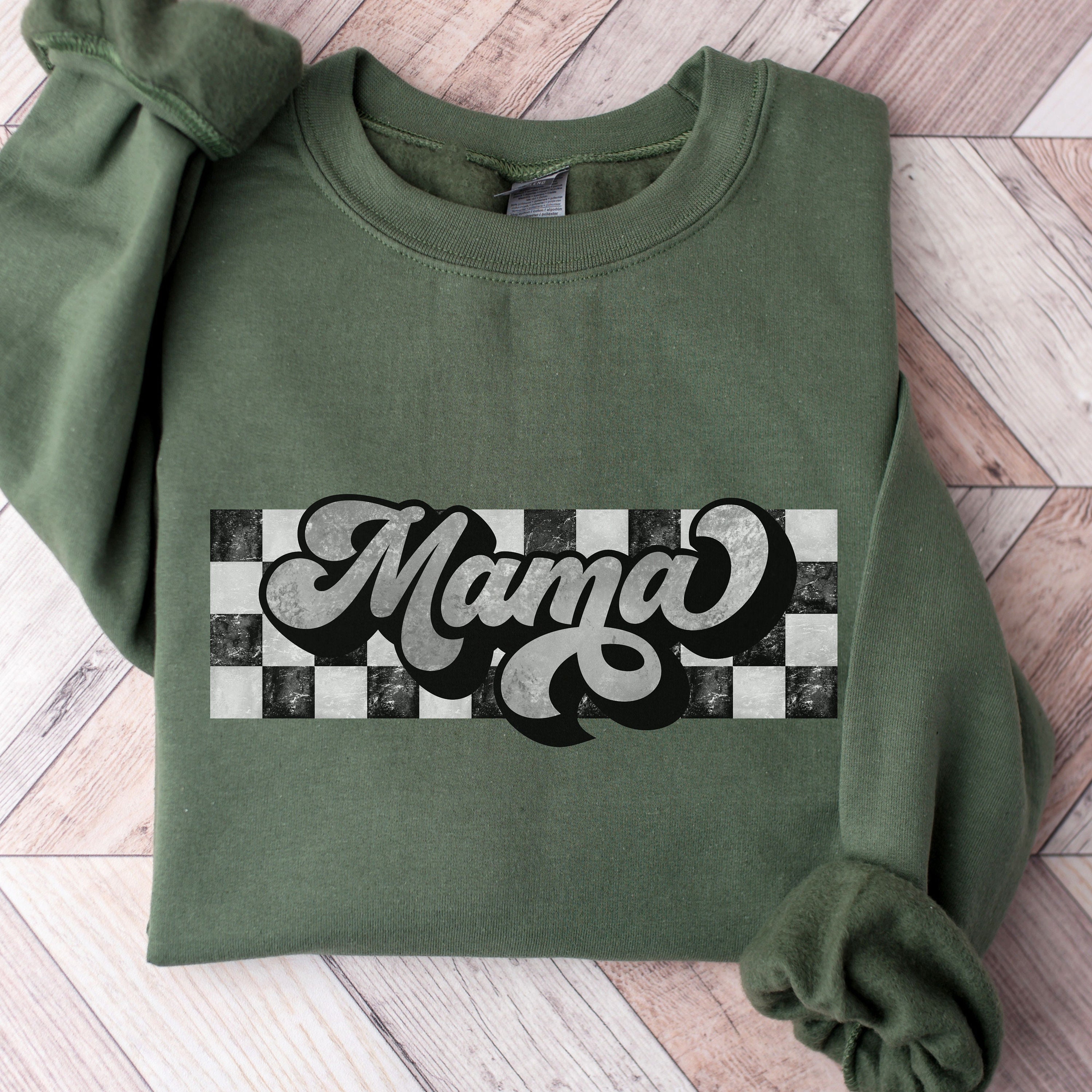 Mama Retro Png, Checkered Mama Png, Sublimation Design Download, Mother ...