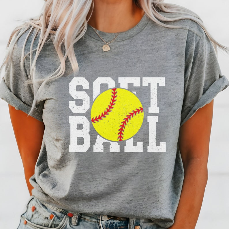 Softball Svg, Softball Png, Distressed Png, Softball Season, Gameday ...