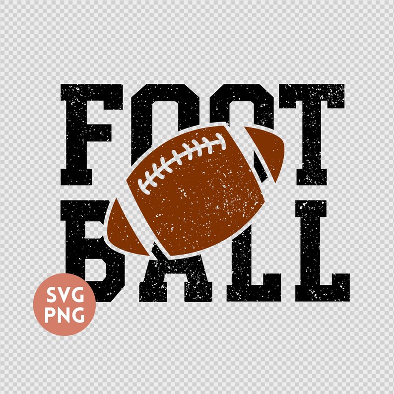 Football Svg, Football Png, Distressed Png, Football Season, Gameday ...