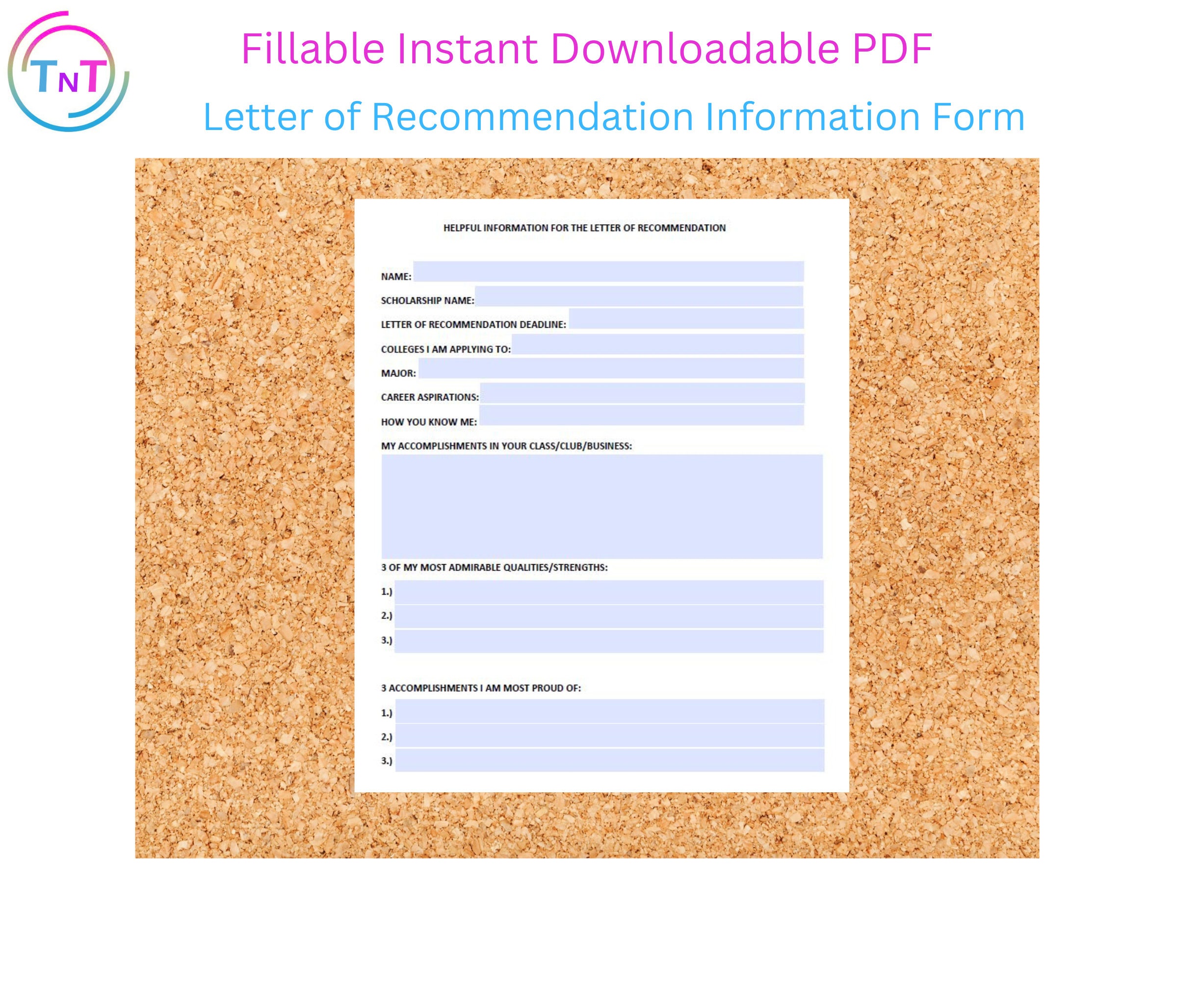 Scholarship Application Bundle Editable Fillable To-do Checklist ...