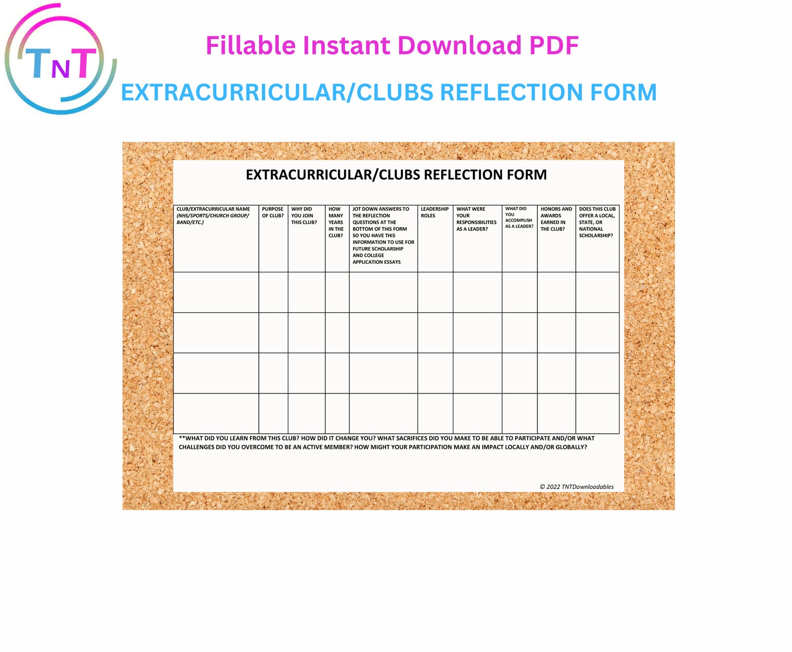 Scholarship Application Bundle Editable Fillable To-do Checklist ...