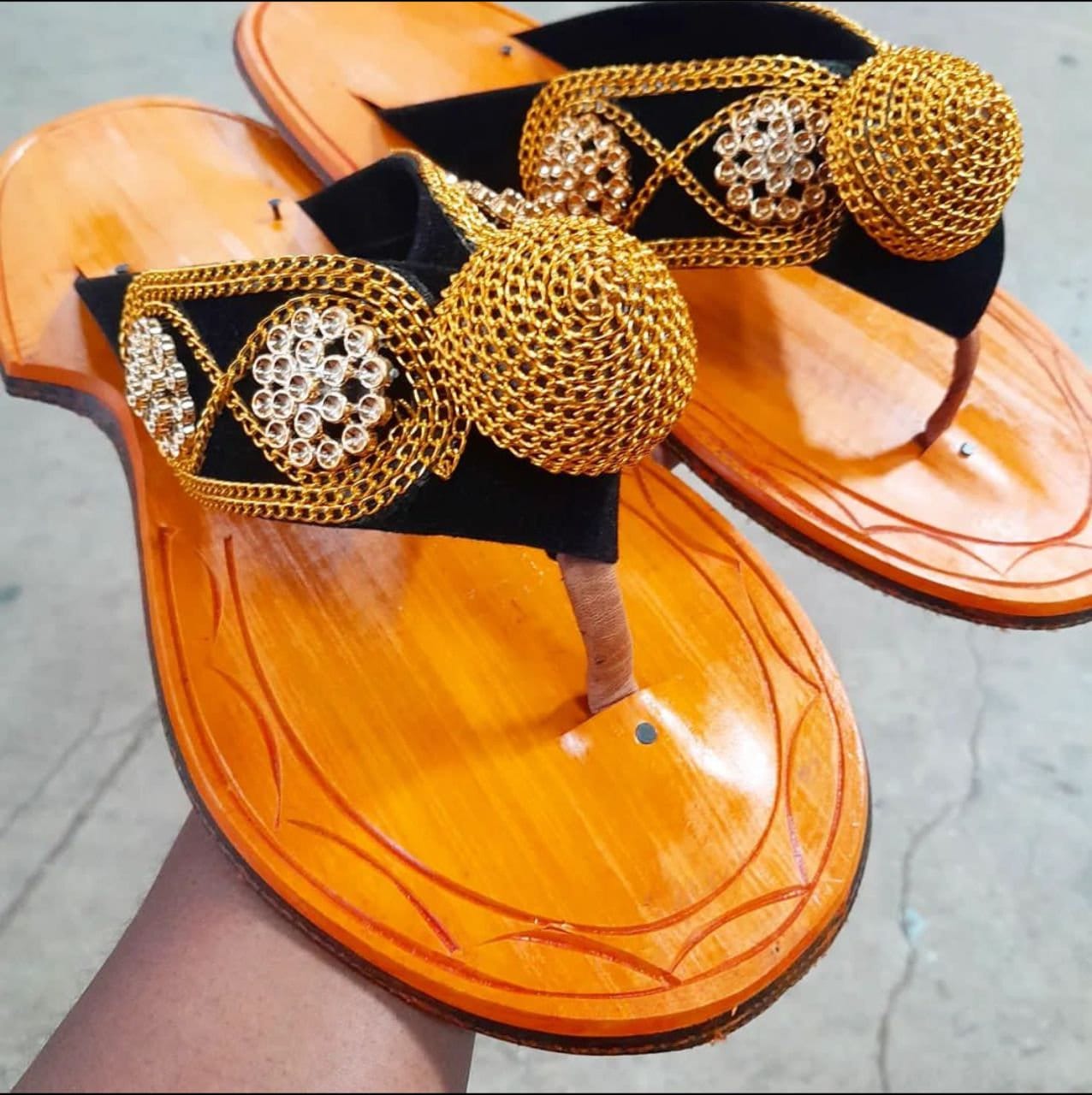 Traditional Slippers, Ghanaian Traditional Slippers, Oheneba Slippers ...