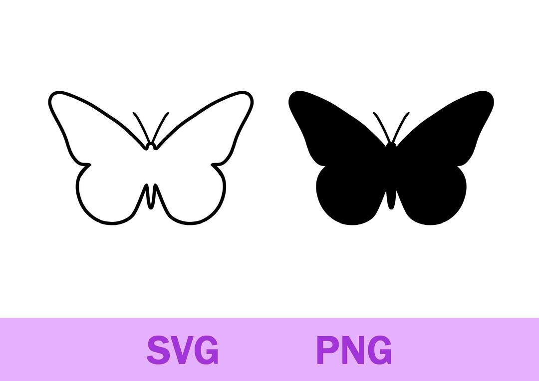 Simple Butterfly Svg Png, Butterfly Svg Png, Butterfly Clipart, Cricut ...