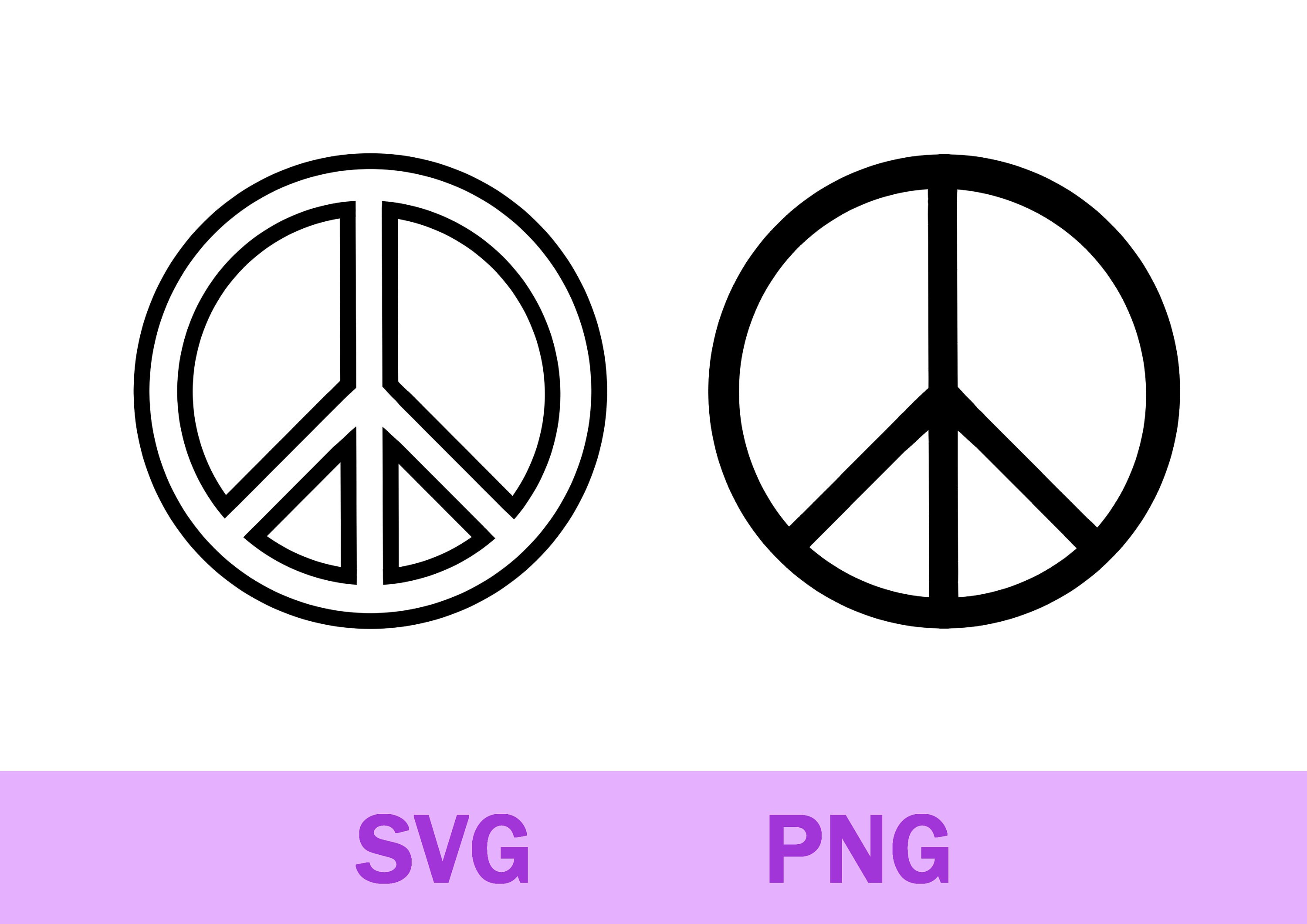 Peace Sign Svg Png Peace Symbol Svg Png Peace Sign Clipart - Etsy Canada