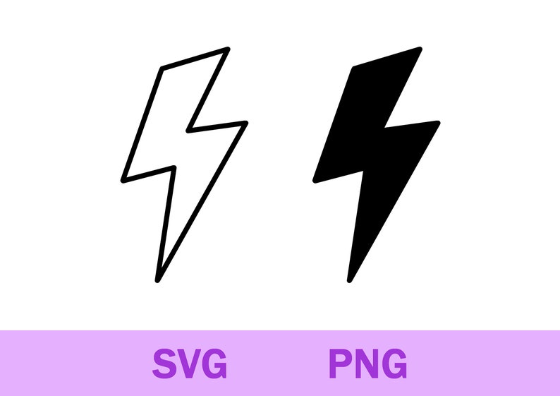 Lightning Bolt Svg Png, Lightning Svg Png, Lightning Bolt Clipart ...