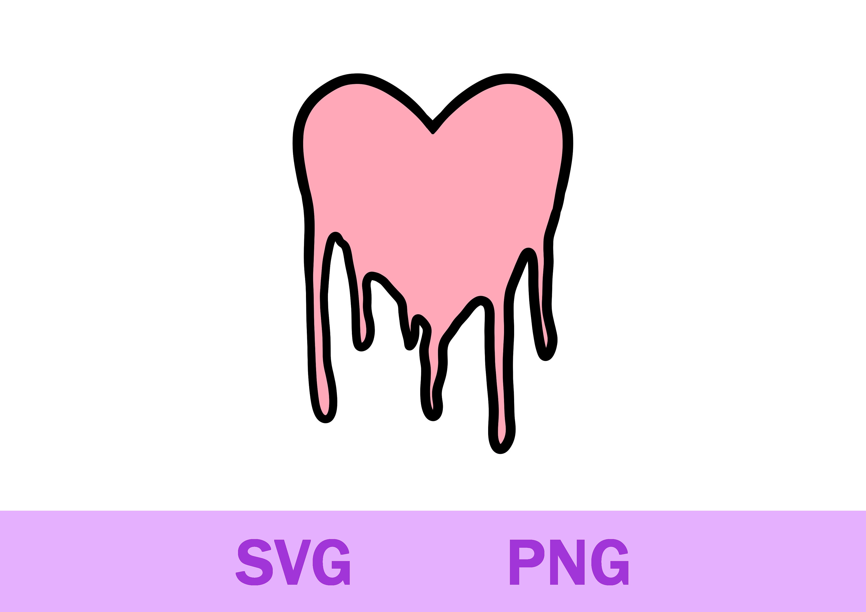 Dripping Heart Svg Png Melting Heart Svg Png Drippy Melting - Etsy Canada