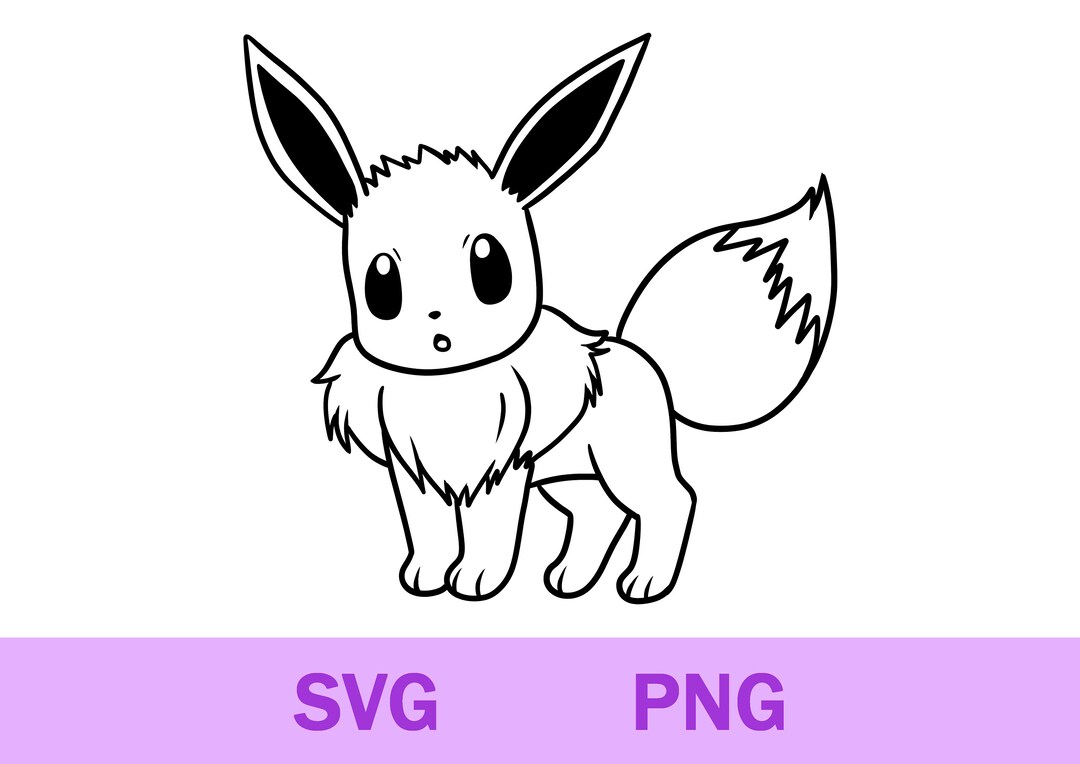Pokemon Eevee Svg Png Pokemon Svg Png Pokemon Eevee Clipart - Etsy ...