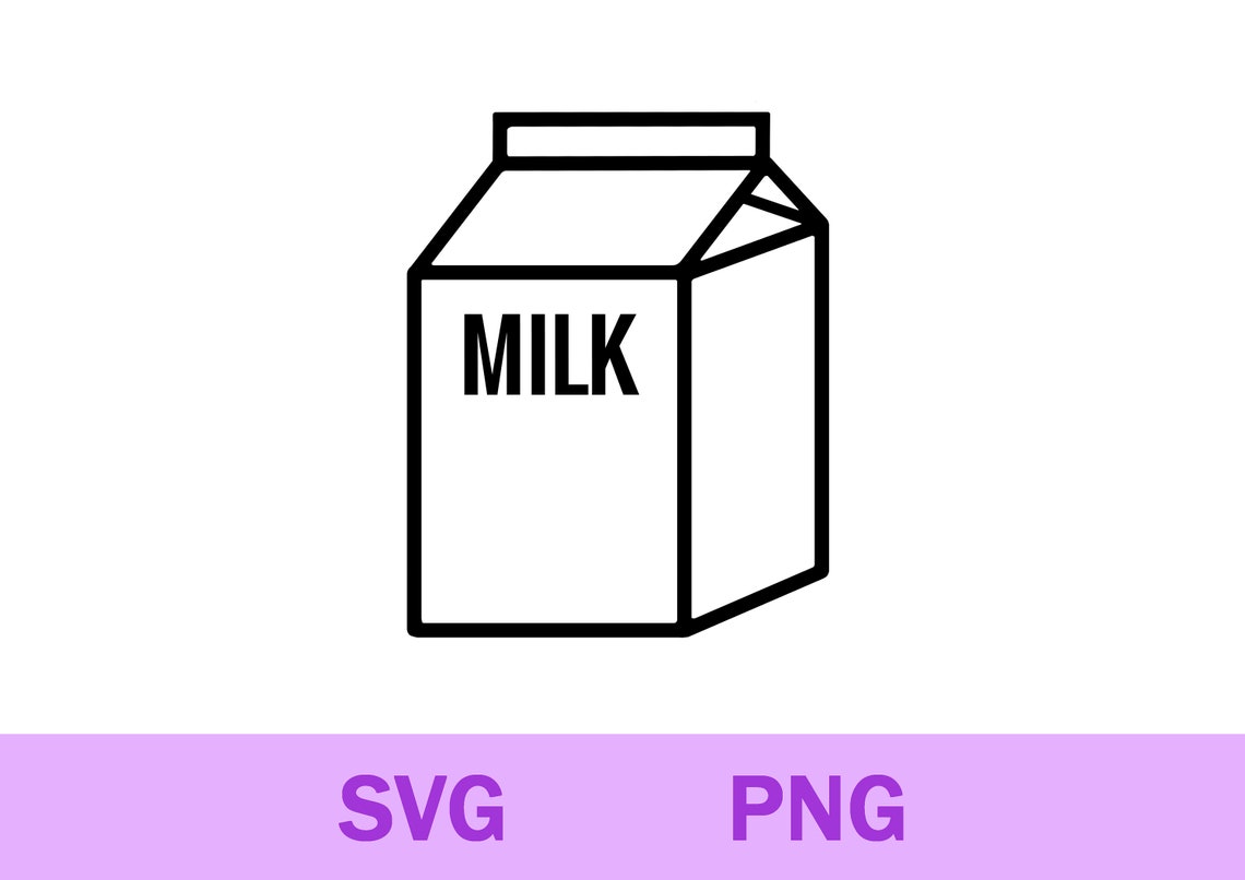 Milk Carton Svg Png, Milk Svg Png, Milk Carton Clipart, Cricut ...