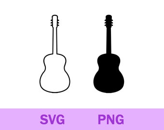 Guitar SVG Guitar Cut File Guitar DXF Guitar PNG Guitar - Etsy