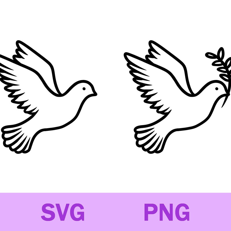 Dove Svg - Etsy