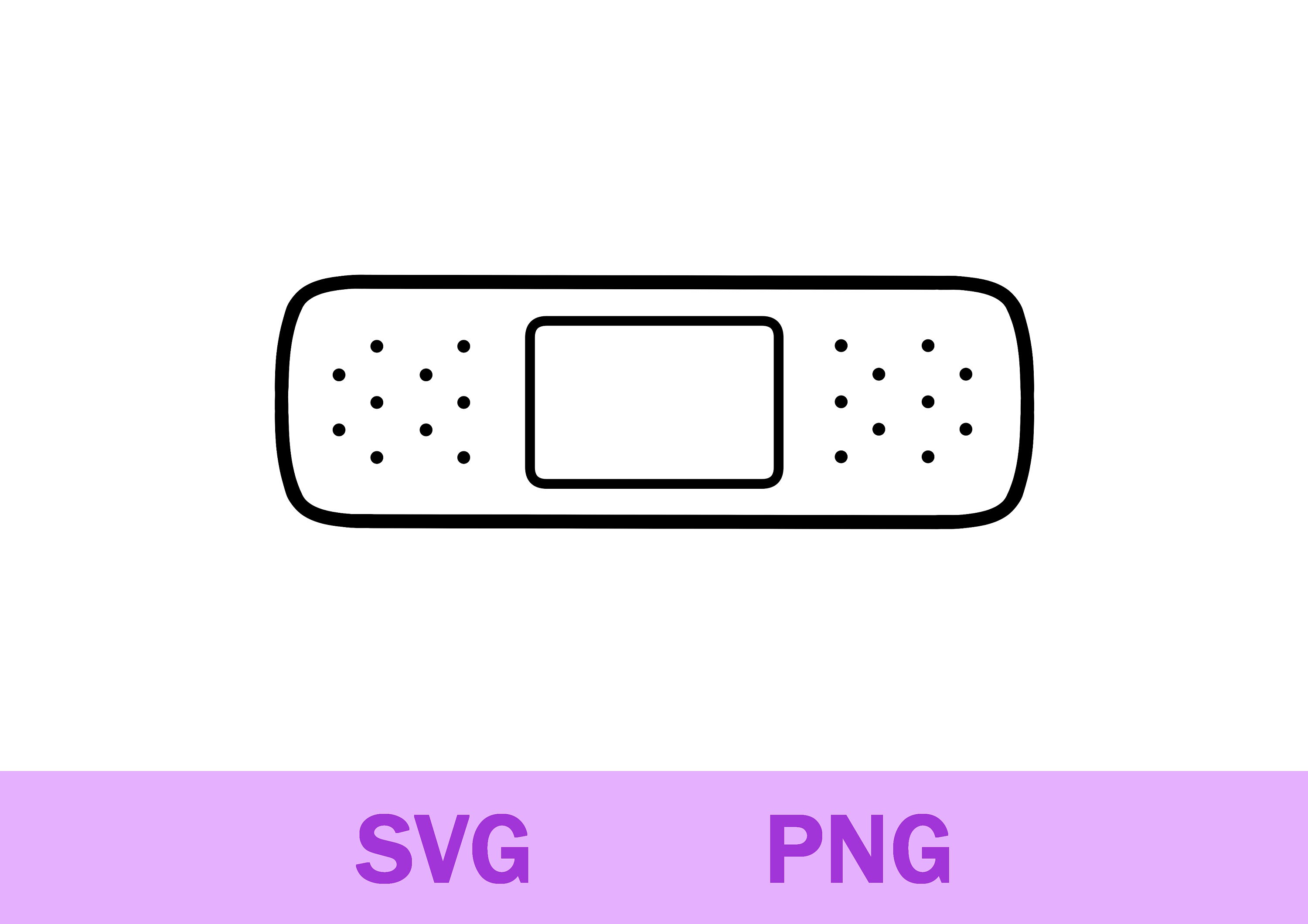 Plaster Svg Png, Menhera Bandage Svg Png, Plaster Clipart, Cricut ...