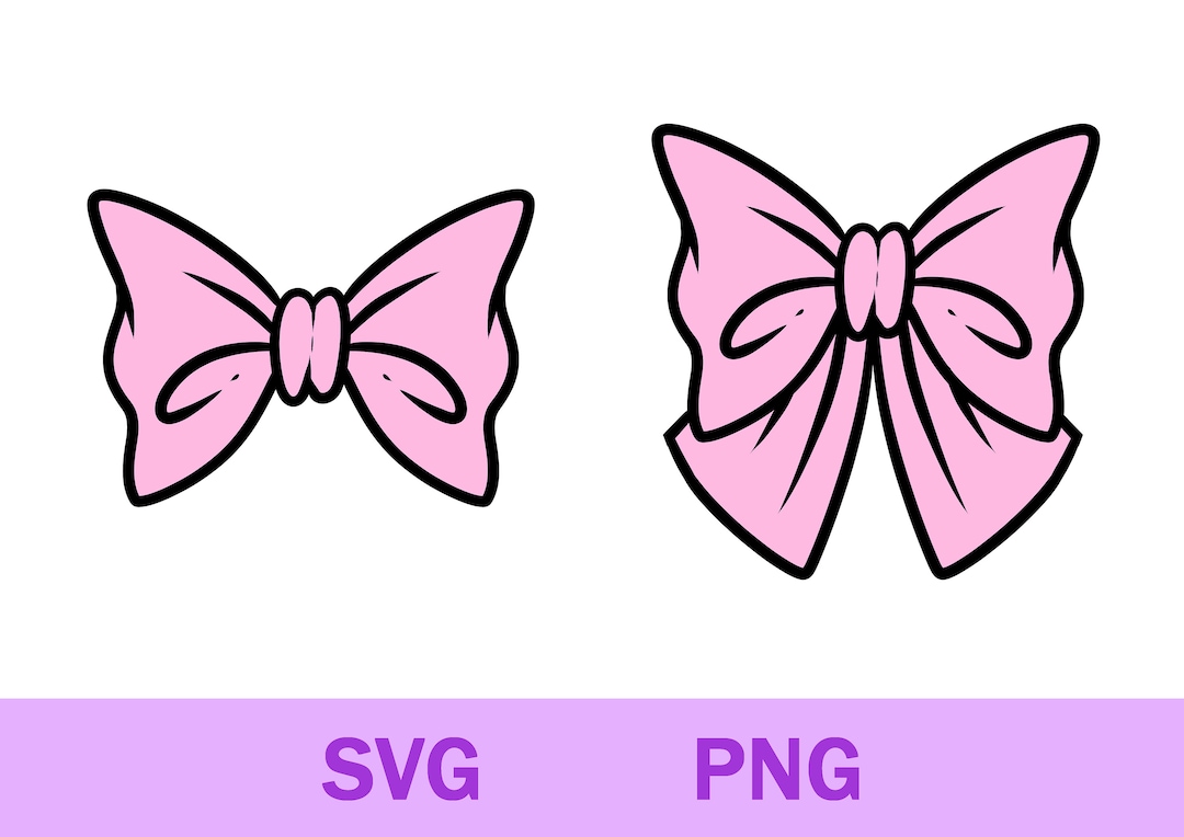 Bow Svg Png Double Bow Svg Png Bow Clipart Cricut - Etsy