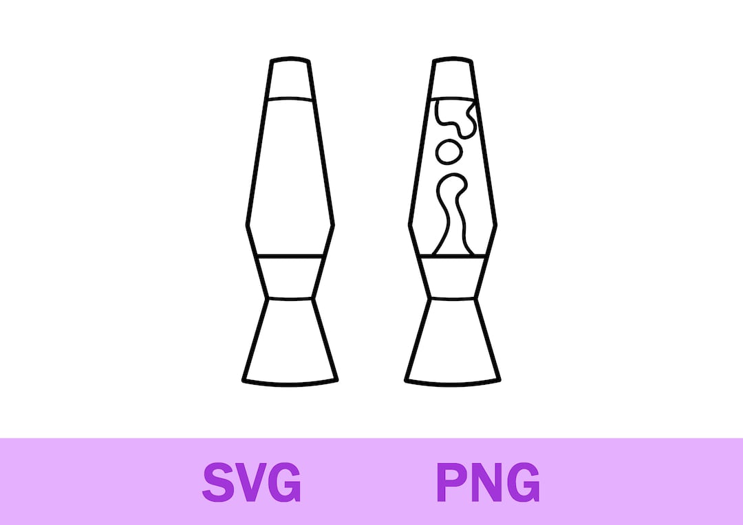 Lava Lamp Svg Png, Retro Svg Png, Lava Lamp Clipart, Cricut Silhouette ...