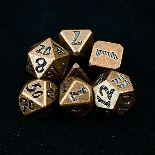 Weighted Dnd Dice Set - Etsy