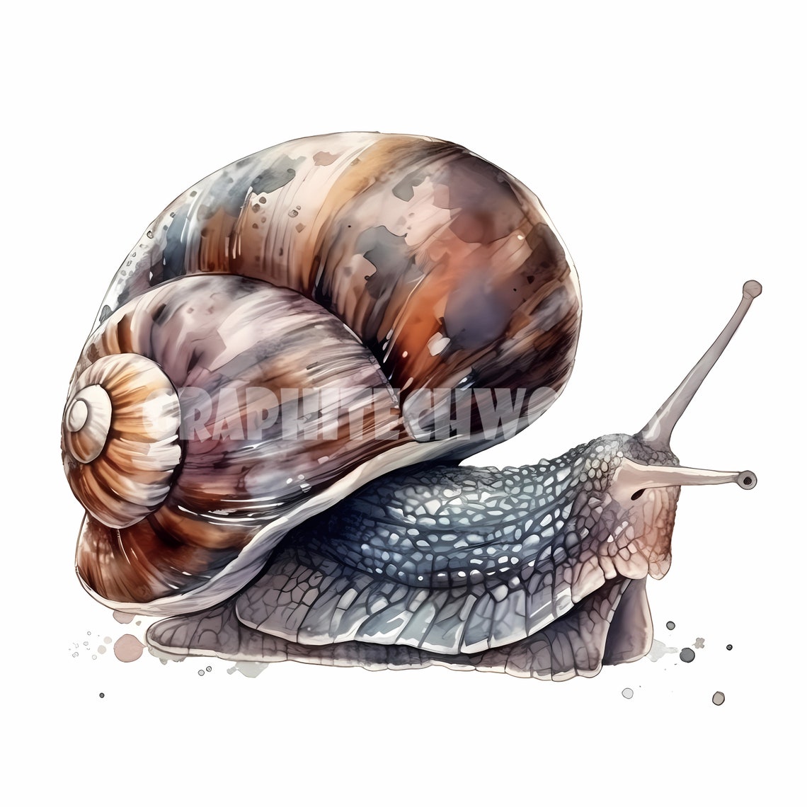 Snail Clipart 12 Unique High Quality Jpgs Digital Download Clipart ...