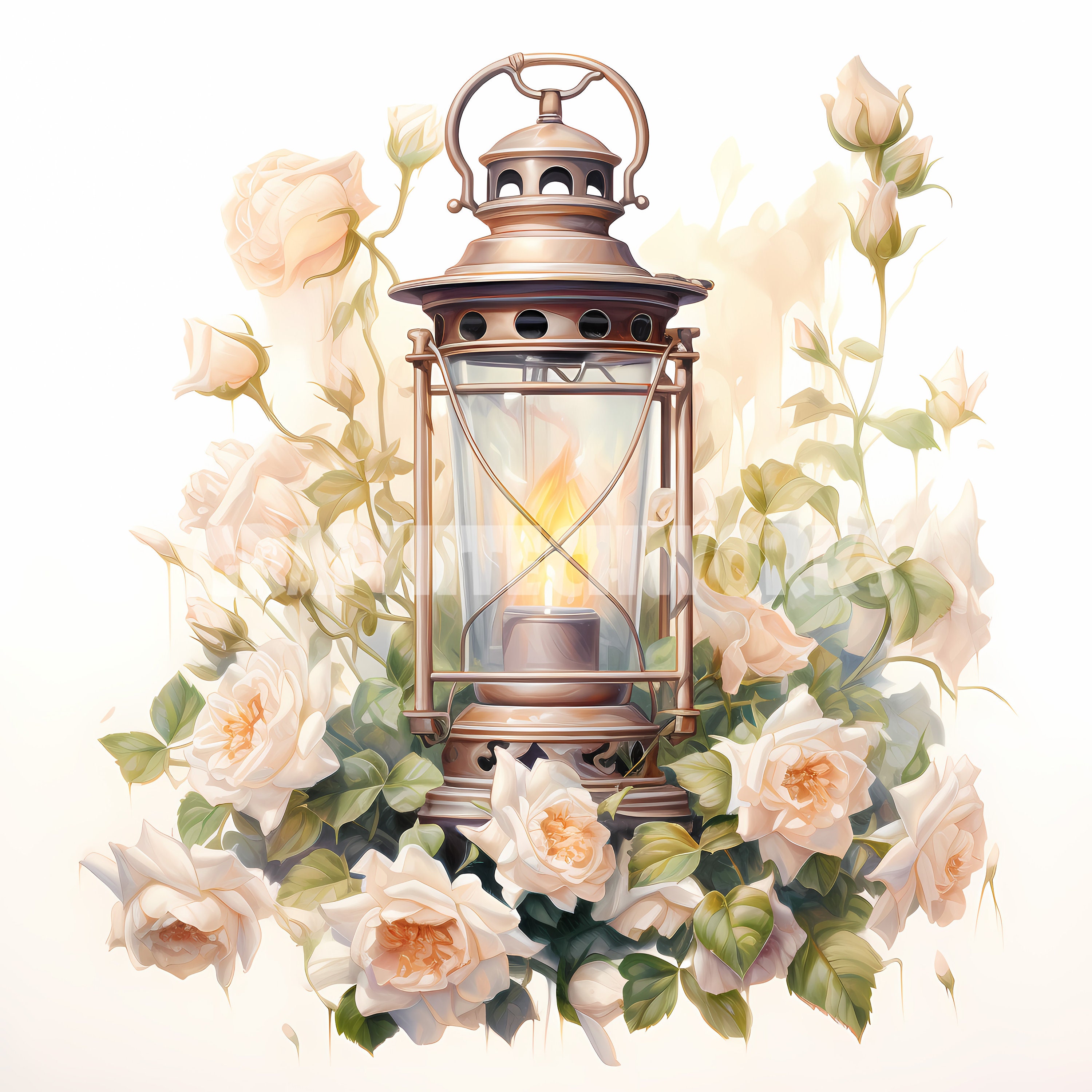 Lamp Clipart - 12 High Quality JPG - Digital Download - Card Making ...