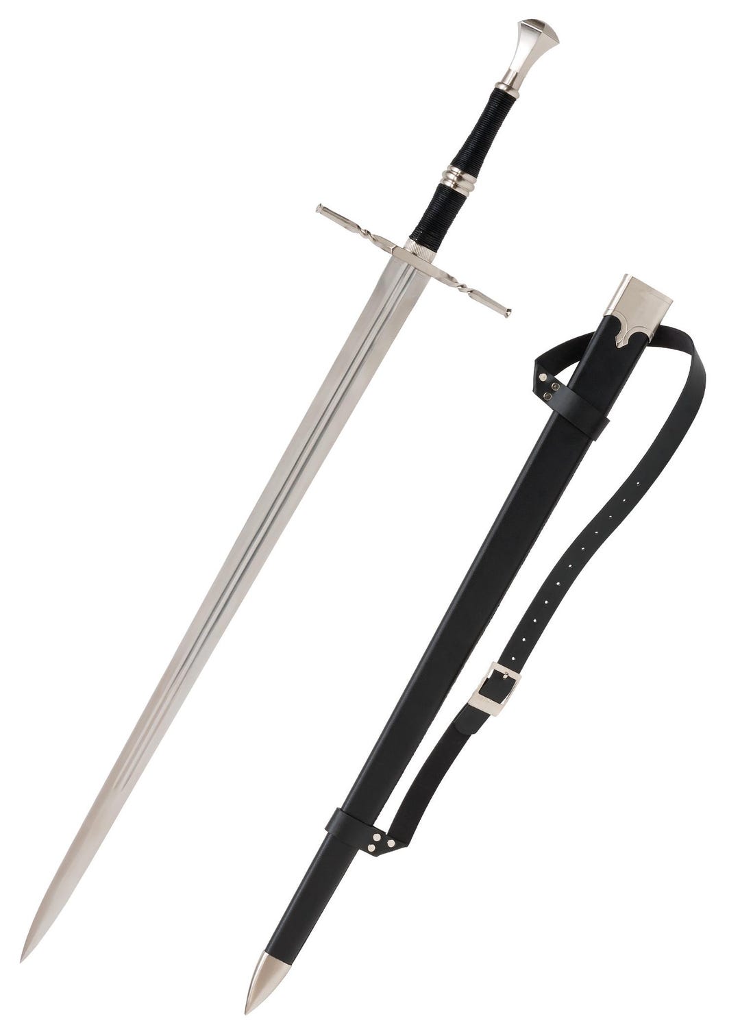 Handcrafted Stainless Steel Display Sword - Renaissance/viking Style ...