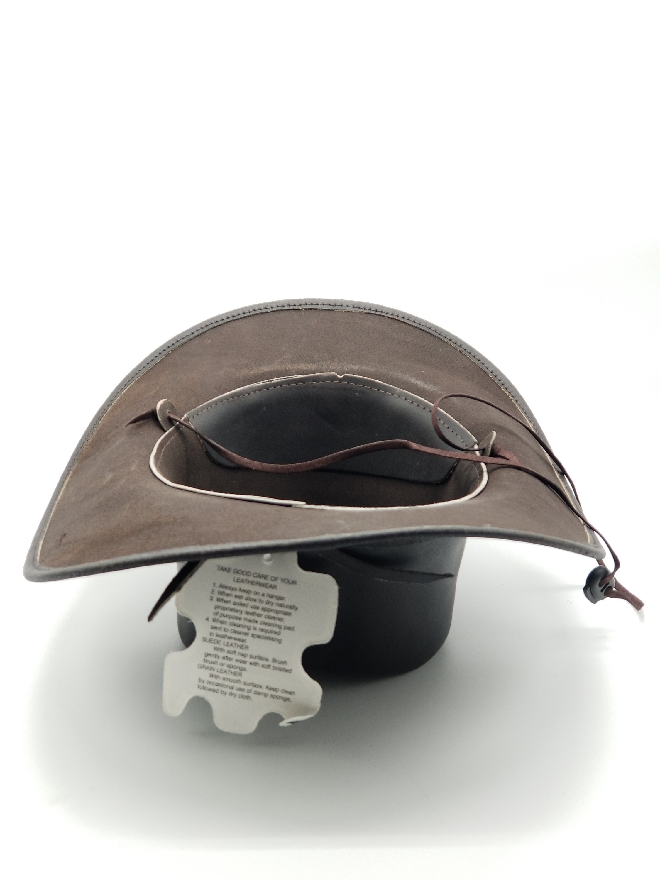 Cow Boy Hat / Genuine Cowhide Top Grain Leather Hat - Etsy