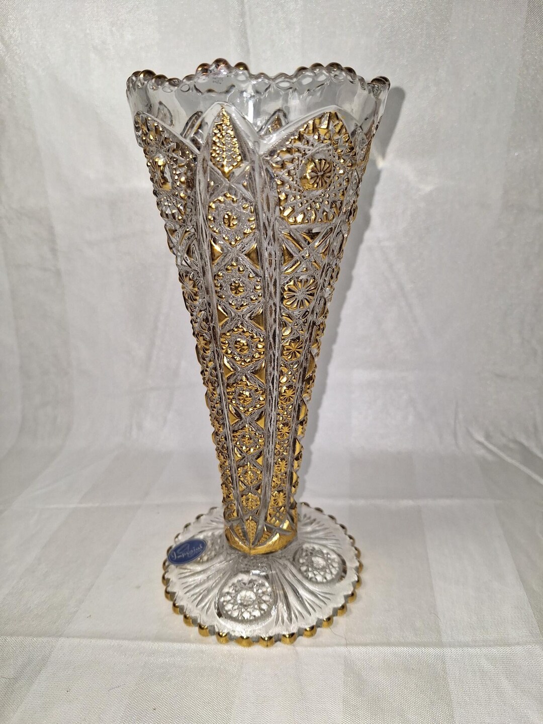 Vintage Imperial Clear Glass Daisy and Button Pressed Glass Pattern ...