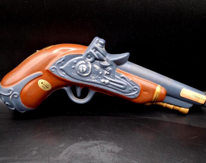 Vintage 1970's Ezra Brooks Whiskey Bottle Flintlock Dueling Pistol ...