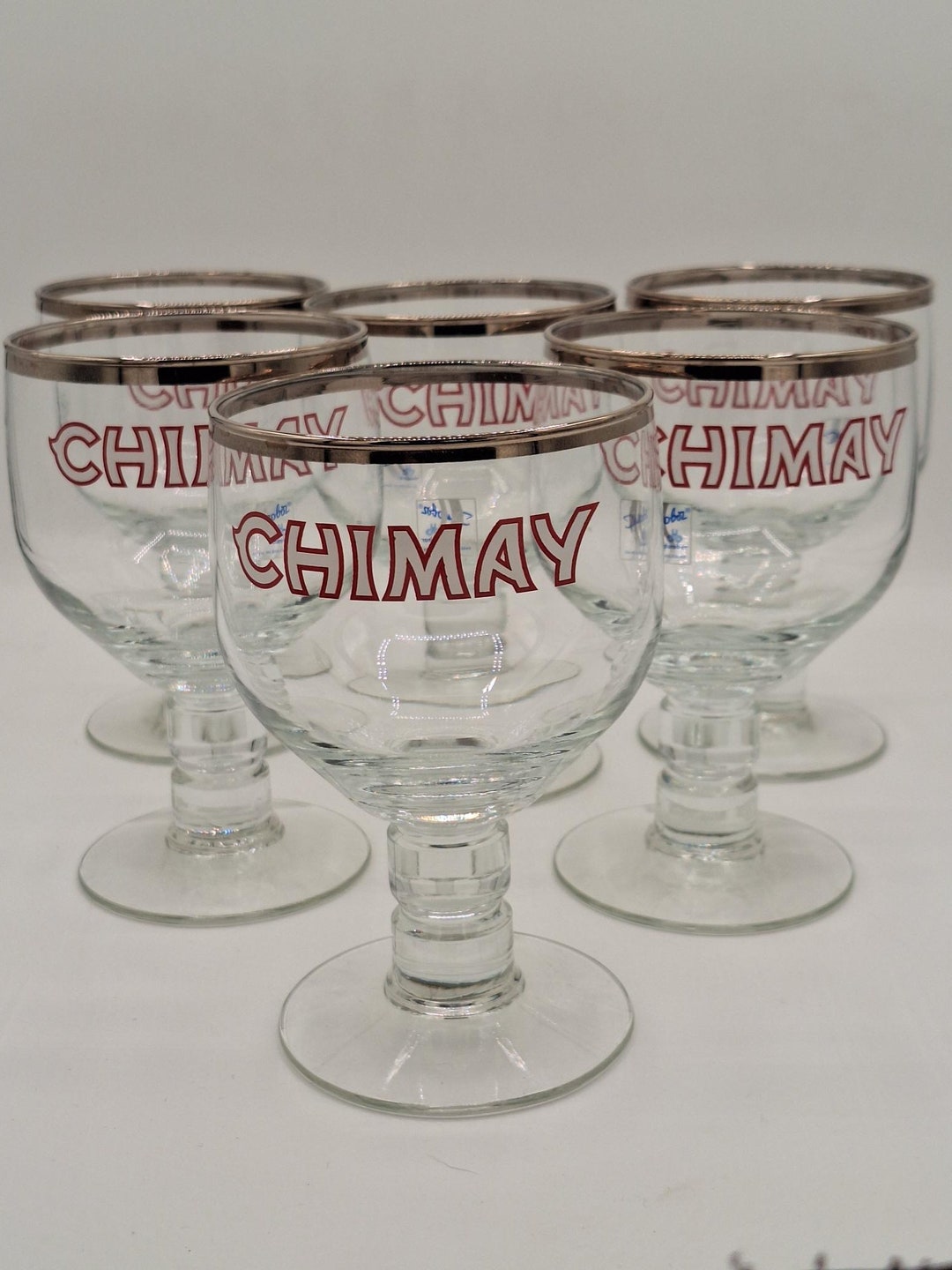 Durobor Chimay Belgian Ale Goblet Chalice Beer Glasses Set of 6 by ...