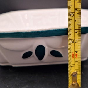 Vintage Ceramic Cow Holstein Cow Dairy Cow Mold Molded Farmhouse ...