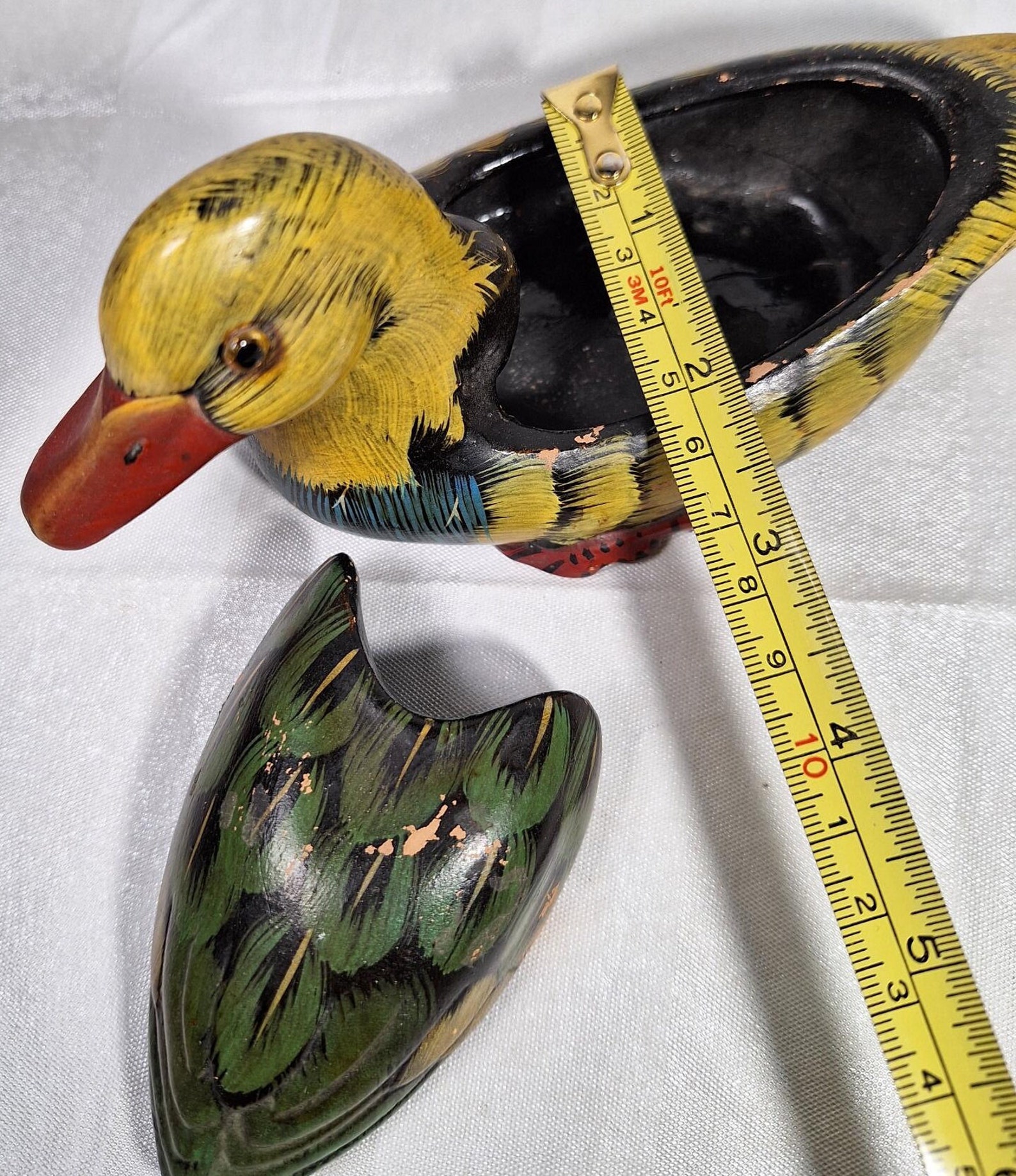 Vintage Hand Painted Red Clay Pottery Ducks Fowl Mallards - Etsy