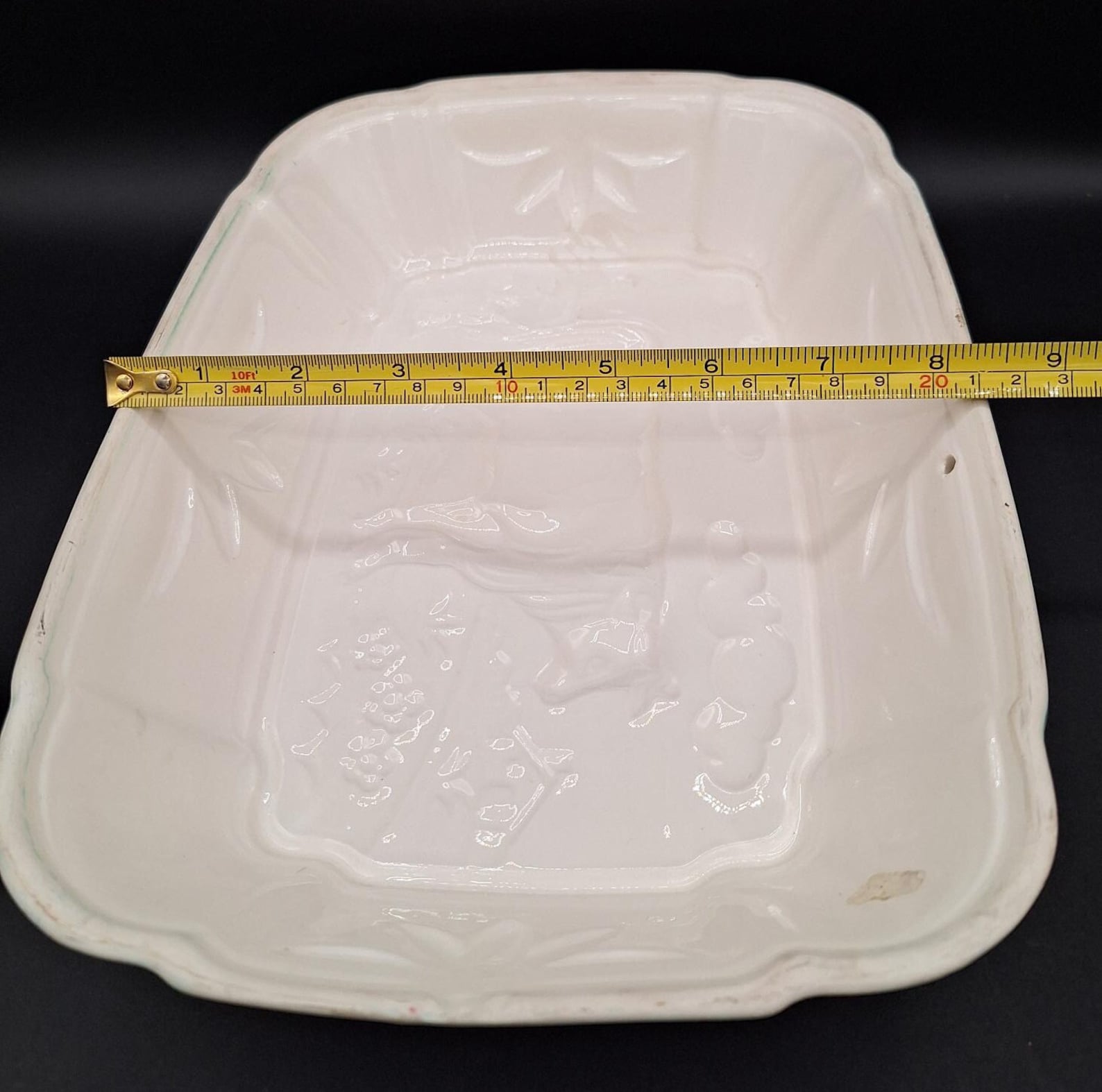 Vintage Ceramic Cow Holstein Cow Dairy Cow Mold Molded Farmhouse ...