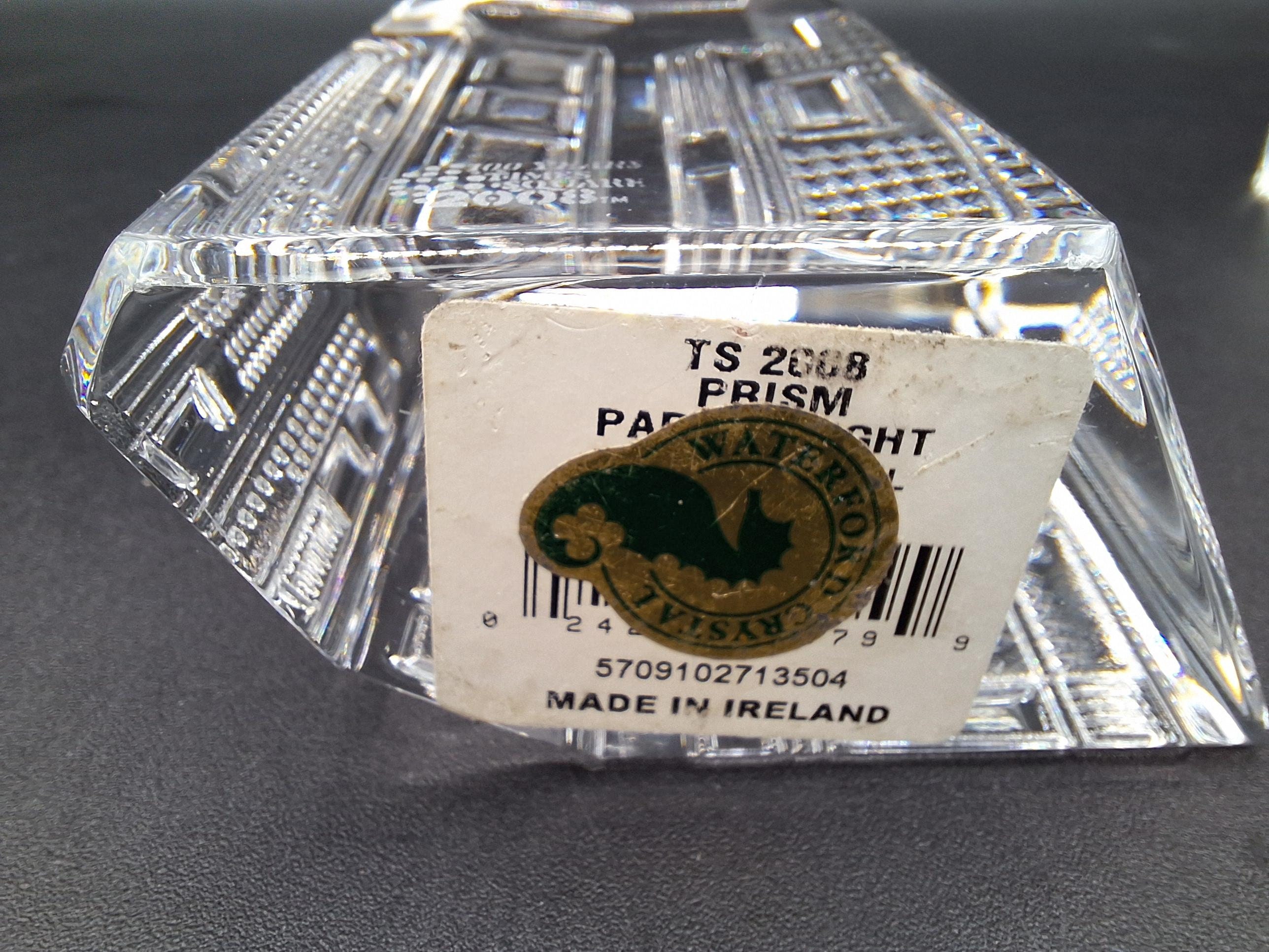 Waterford Crystal Times Square New York City NY Prism Paperweight Made ...