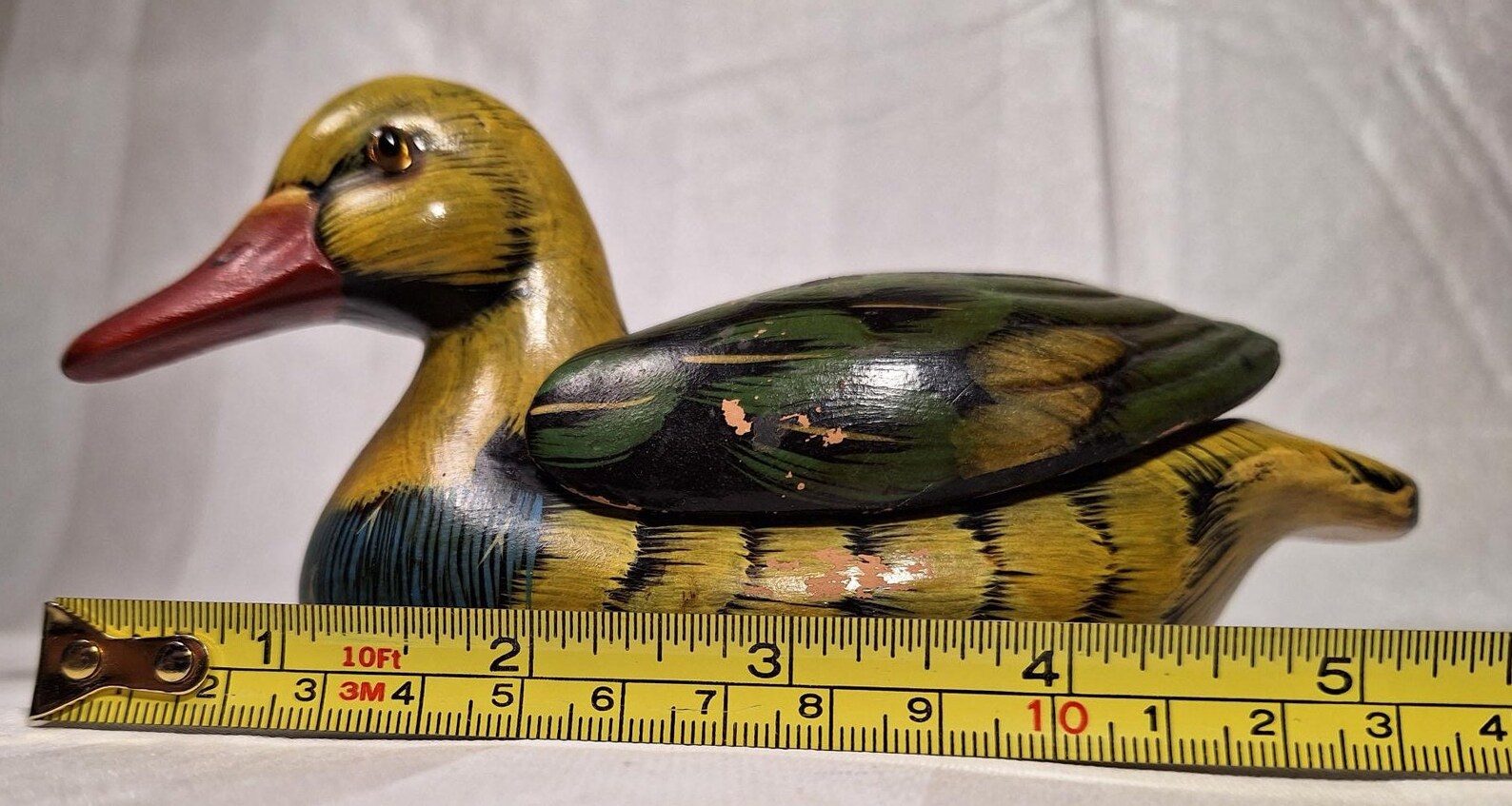 Vintage Hand Painted Red Clay Pottery Ducks Fowl Mallards - Etsy