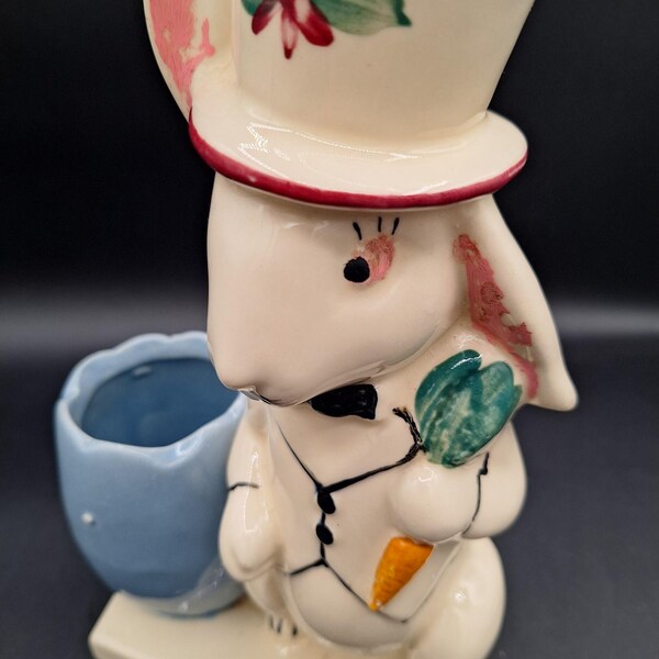 Tall Ceramic Rabbit Planter - Etsy