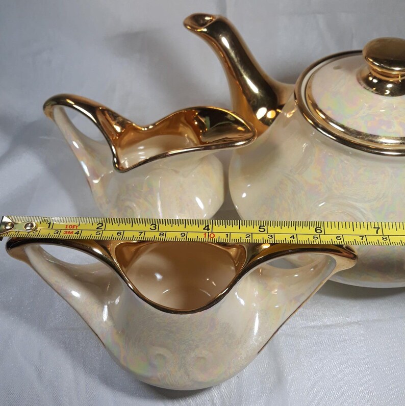 Rare Vintage China & Co pearl Tea Set 22K Gold - Etsy