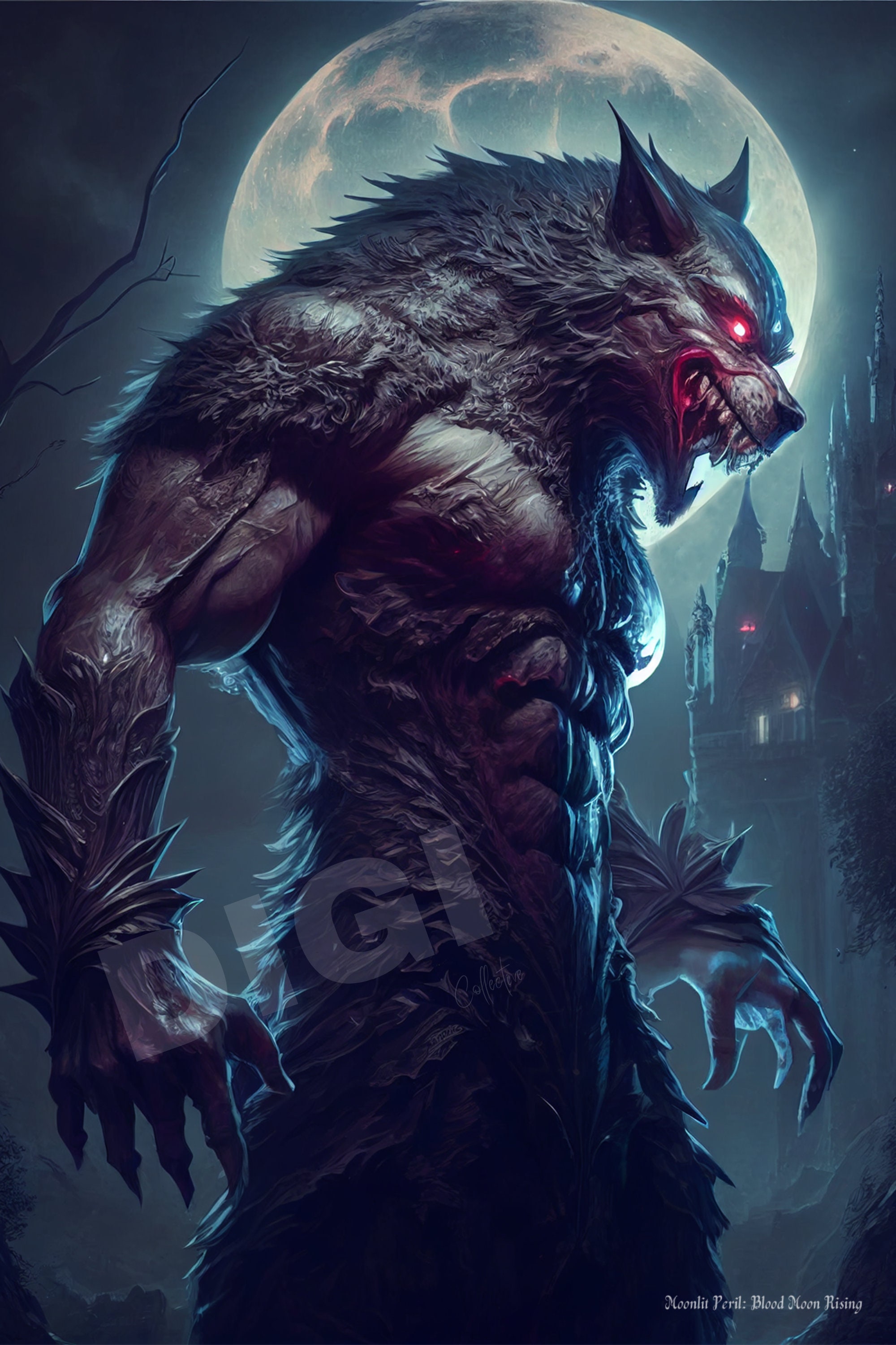 Fantasy Werewolf Art