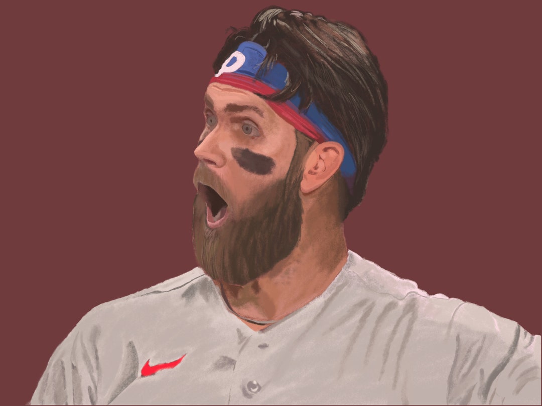 Just...wow. Bryce Harper Poster, Wall Art Printable, Digital Download ...