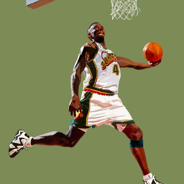 Shawn Kemp - Etsy