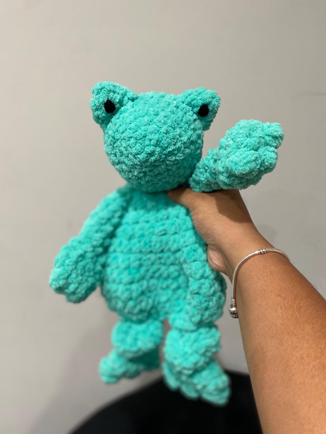 Handmade Crochet Frog Snuggler | Adorable Baby Lovey | Soft and Cuddly ...