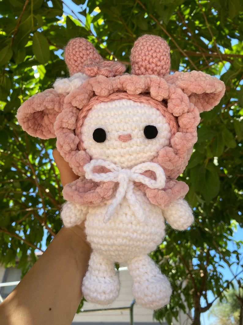 My Melody Crochet Plush - Etsy