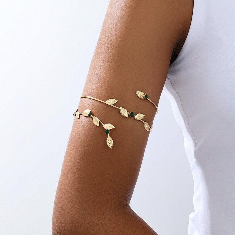 Gold Arm Cuff - Etsy