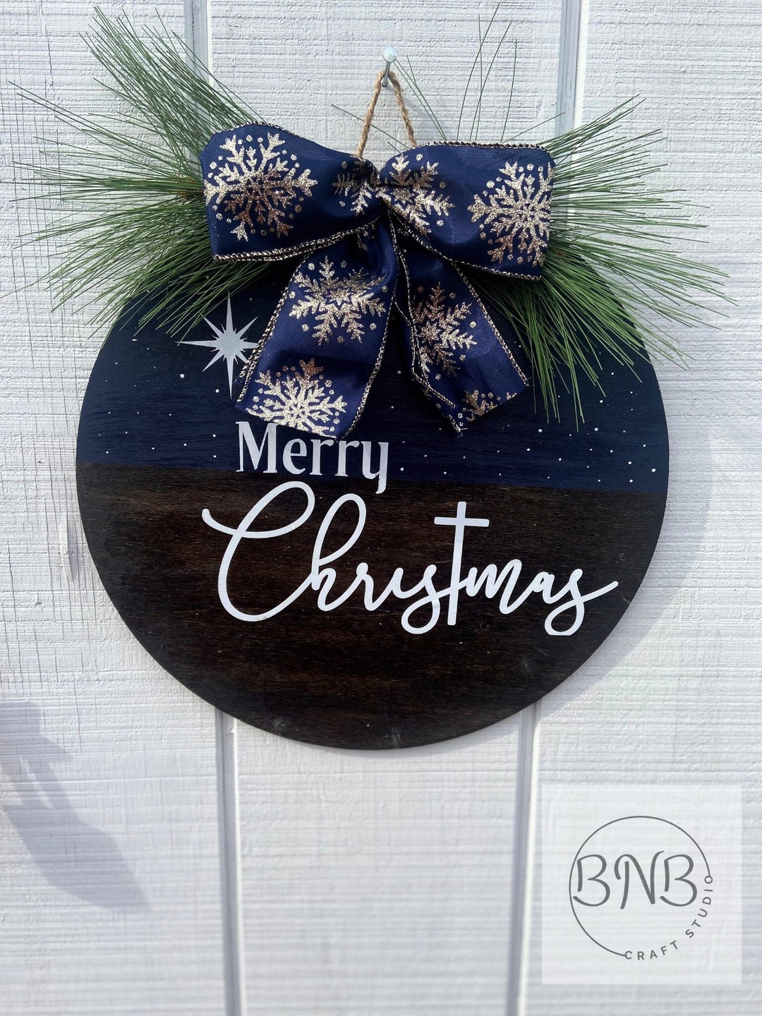 Christmas Nativity| Door Hanger| Welcome Sign| 14” Round Sign - Etsy