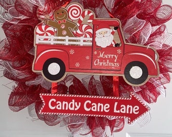 Christmas | Door Hanger| Welcome Sign| 14” Round Sign - Etsy