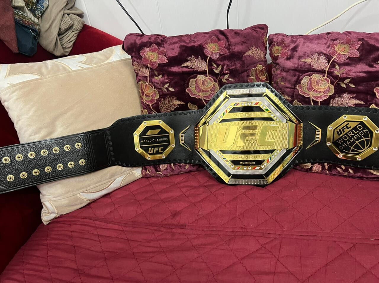 UFC Legacy Championship Replica Title Belt World UFC Champion 2mm Brass ...