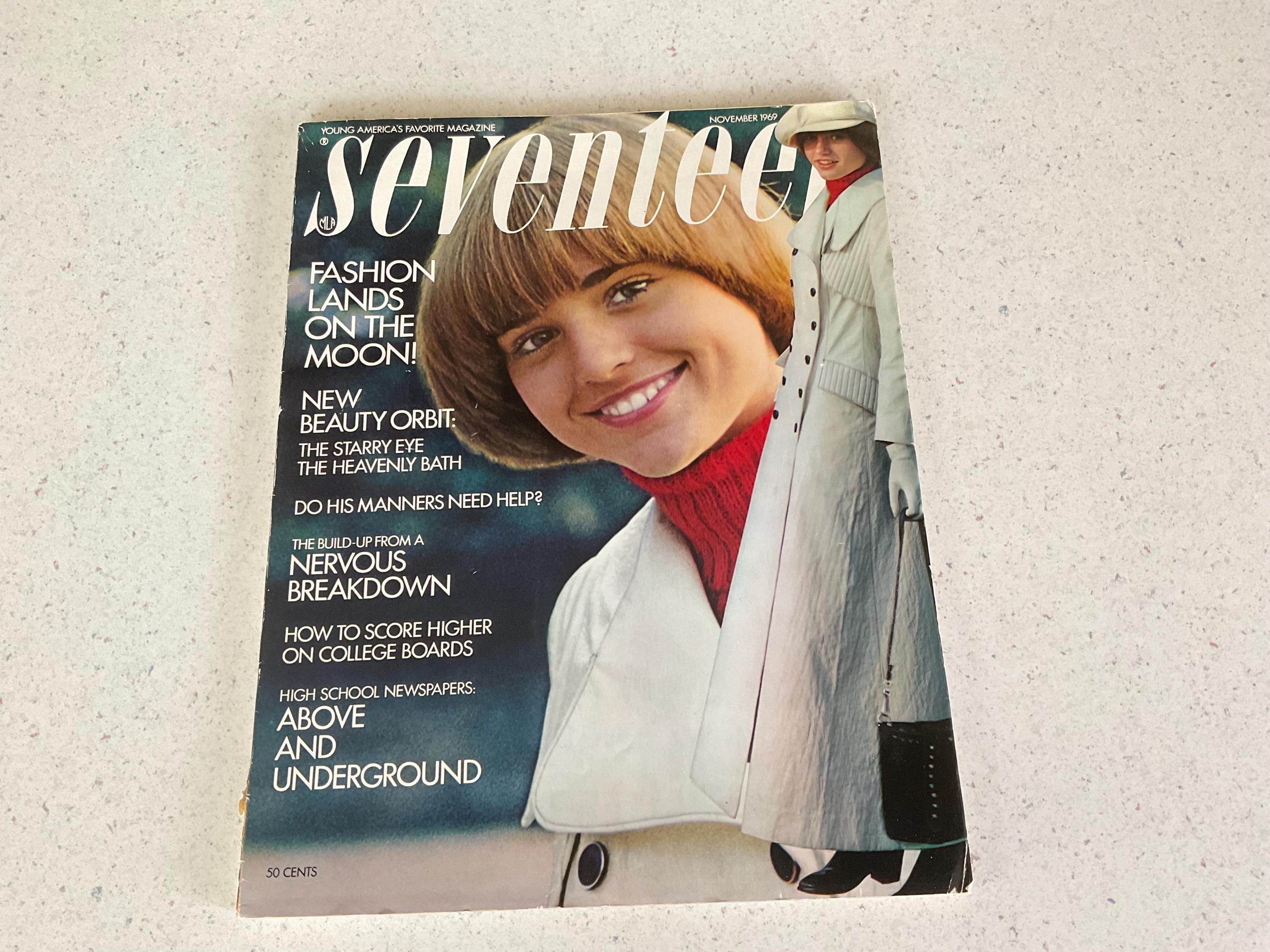 Seventeen 1960s Fashion Magazine November 1969 Rare Collectible ...