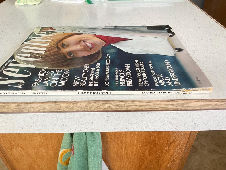 Seventeen 1960s Fashion Magazine November 1969 Rare Collectible ...