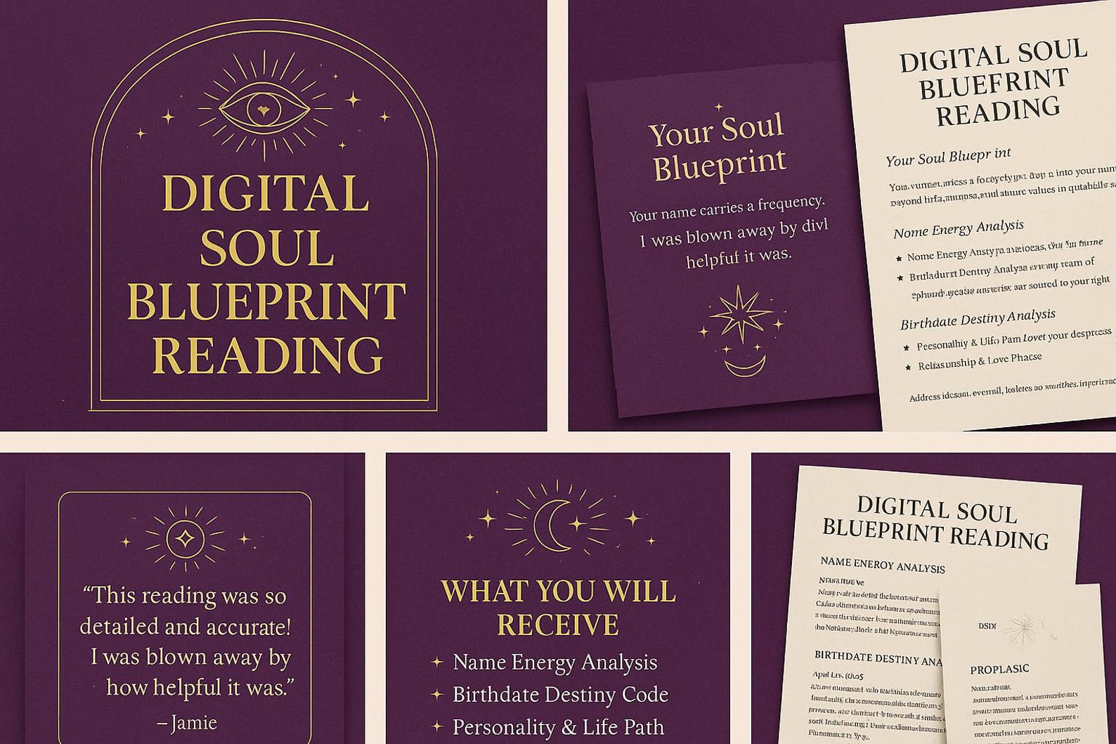 Digital Soul Blueprint Reading Name Birthdate Analysis Life Path ...
