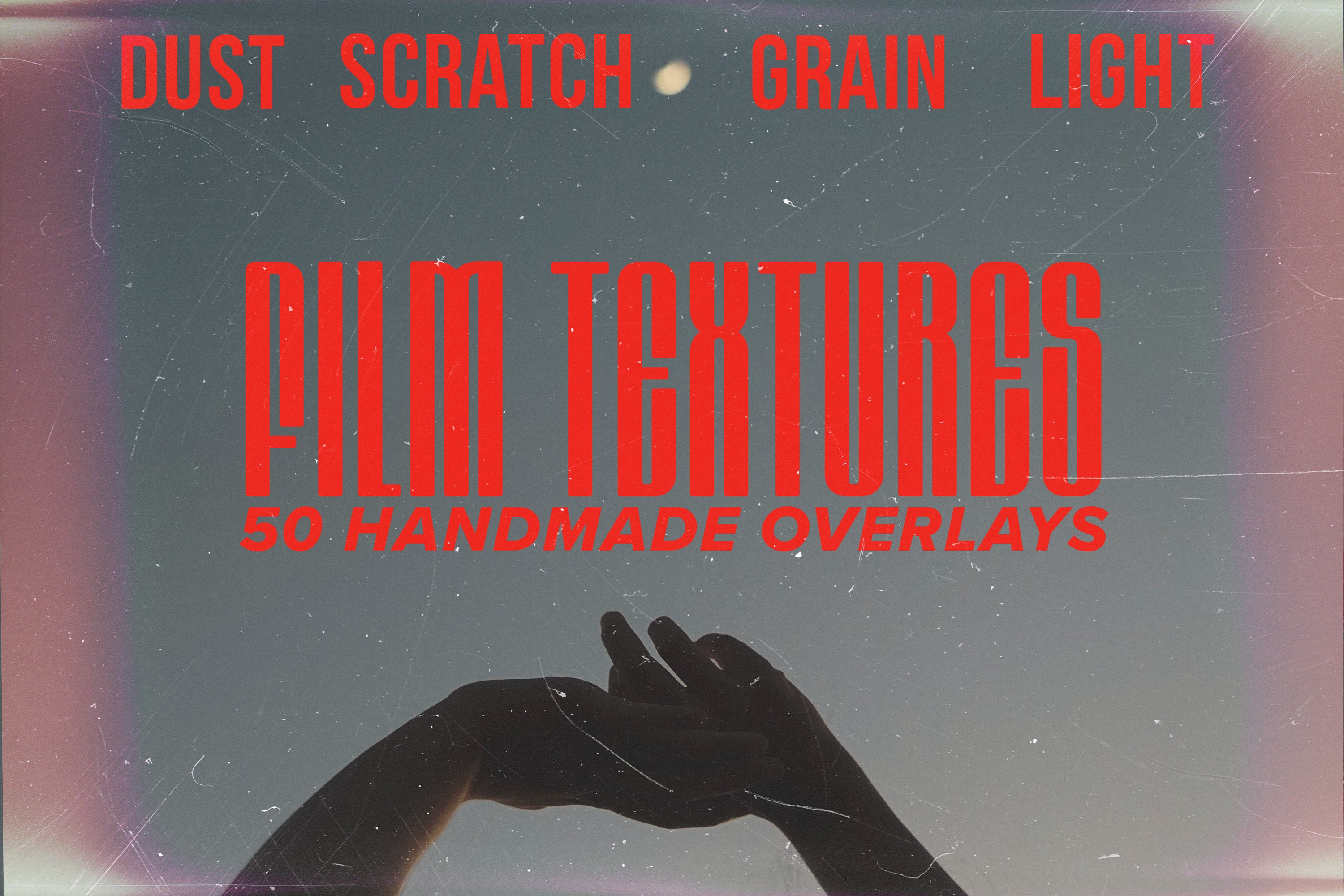 50 FILM TEXTURES KIT | Vintage Film Overlays for Photoshop | Film Dust ...