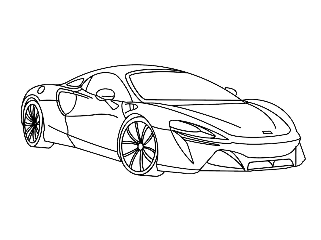 Custom Car Line Art - Etsy