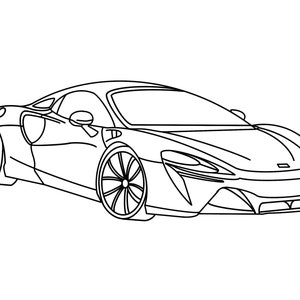Custom Car Line Art - Etsy