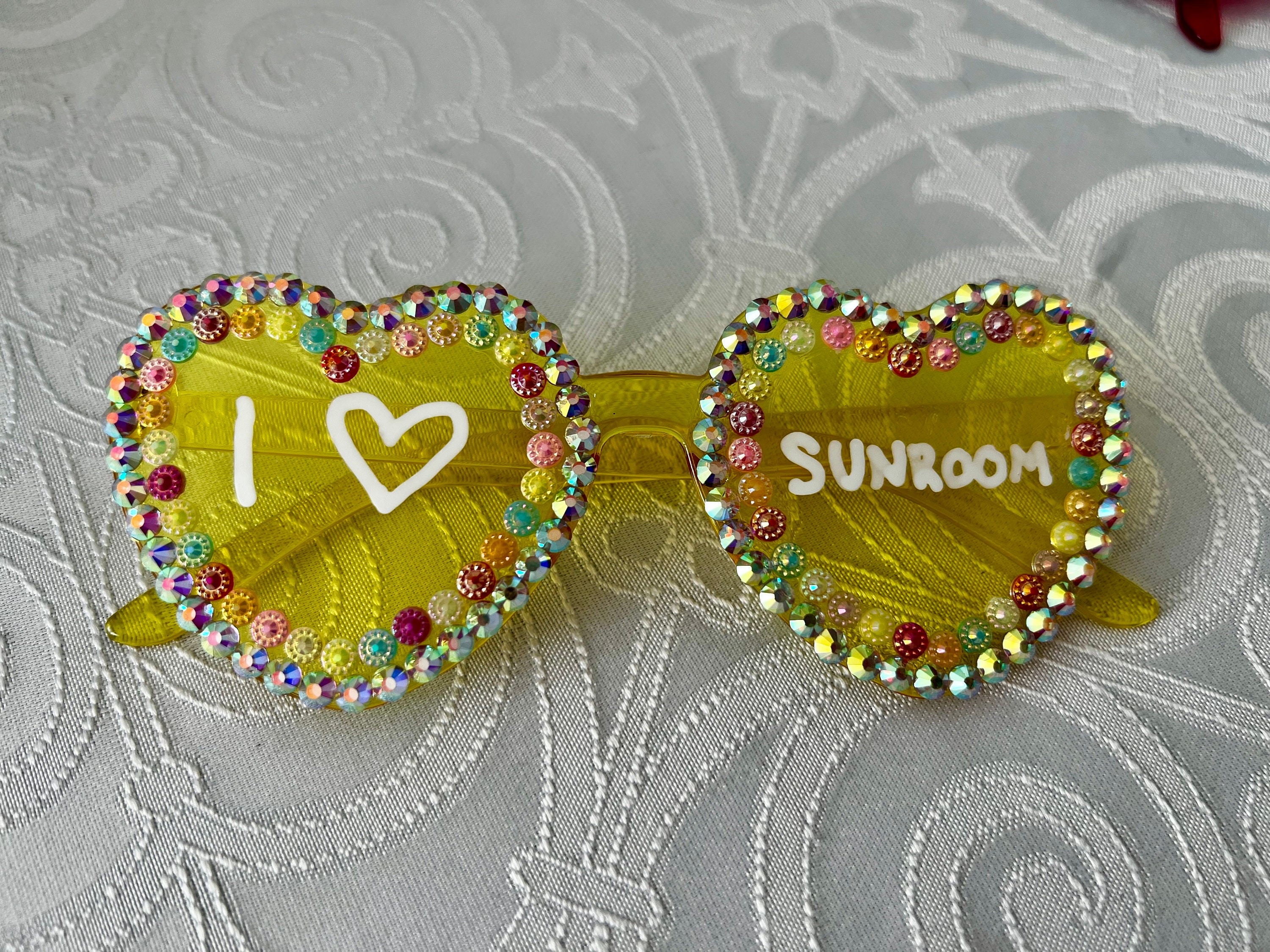 Custom Bedazzled Sunglasses!! Artist or Name or Initial!! - Etsy